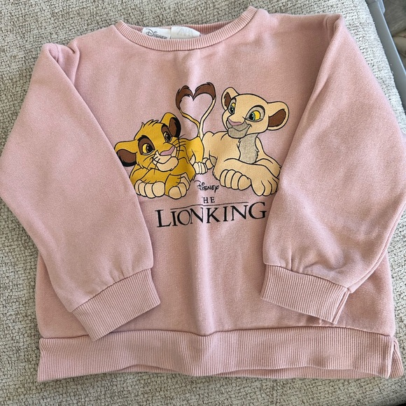 Zara | Shirts & Tops | Zara Lion King Sweatshirt 824 Months | Poshmark